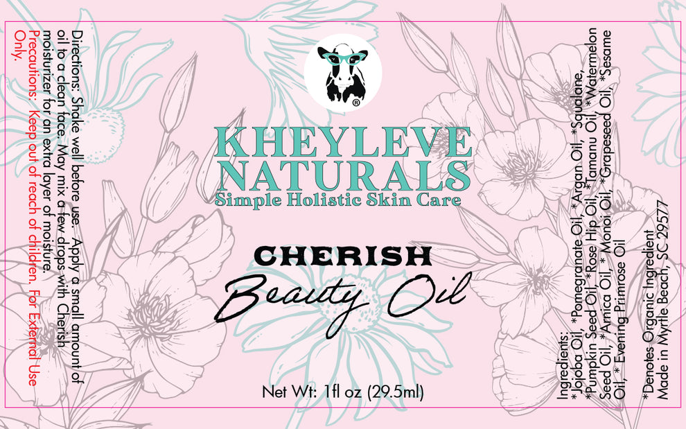 **NEW** Cherish Beauty Oil - for ALL skin types – Kheyleve