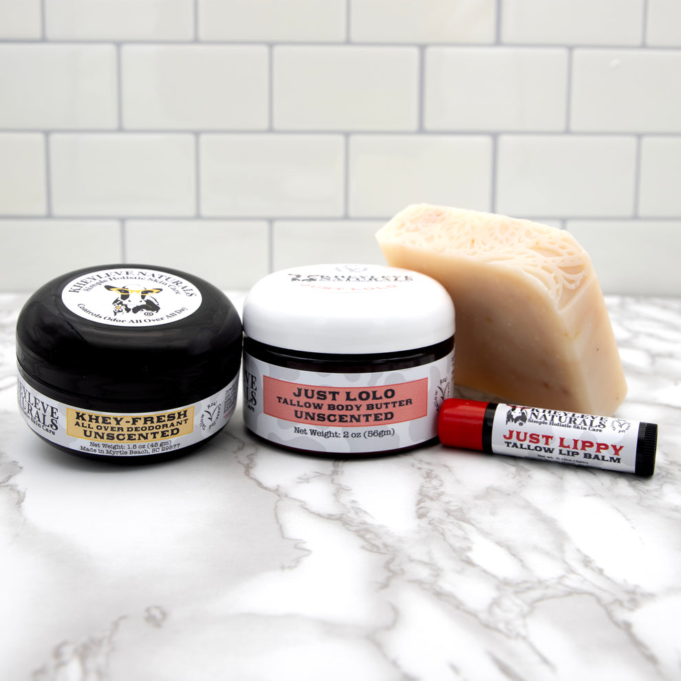 Khey-sentials Kit – Tallow Skincare Starter Bundle -Formulated by a ...